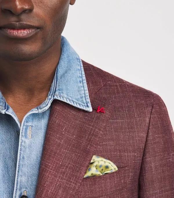 Isaia Wool-cashmere-silk-linen Blazer