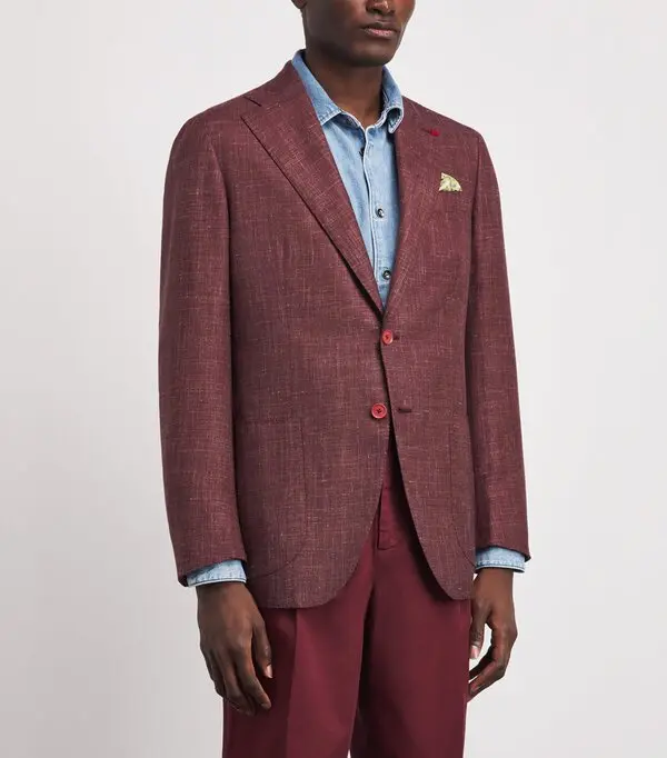 Isaia Wool-cashmere-silk-linen Blazer