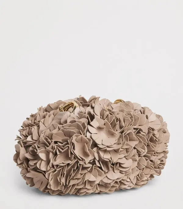 Chloé Lambskin Plissé Shoulder Bag - Brown