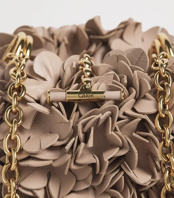 Chloé Lambskin Plissé Shoulder Bag - Brown