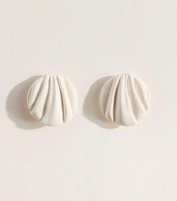 Chloé Pleats Clip-on Earrings