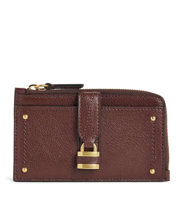 Chloé Small Grained Leather Paddington Purse - Brown