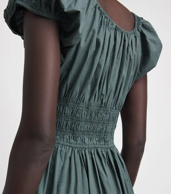 DÔEN Organic Cotton Quinn Midi Dress - Green