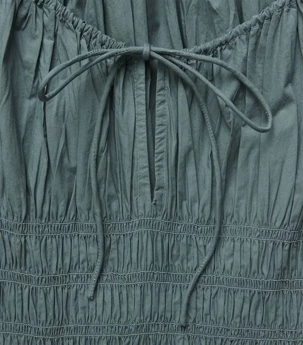 DÔEN Organic Cotton Quinn Midi Dress - Green