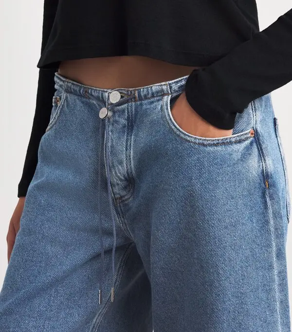 Still Here Cool Denim Shorts - Blue