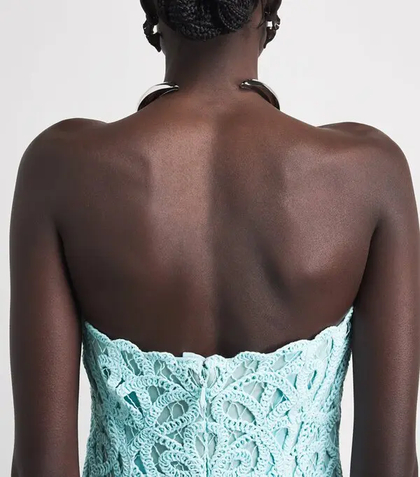 Simkhai Clairis Guipure Lace Midi Dress