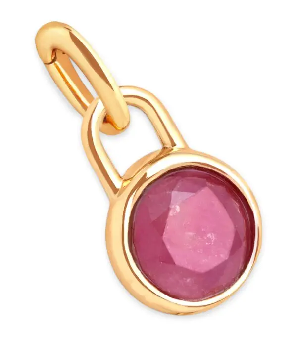 ASTRID & MIYU Plated October Birthstone Charm - Gold