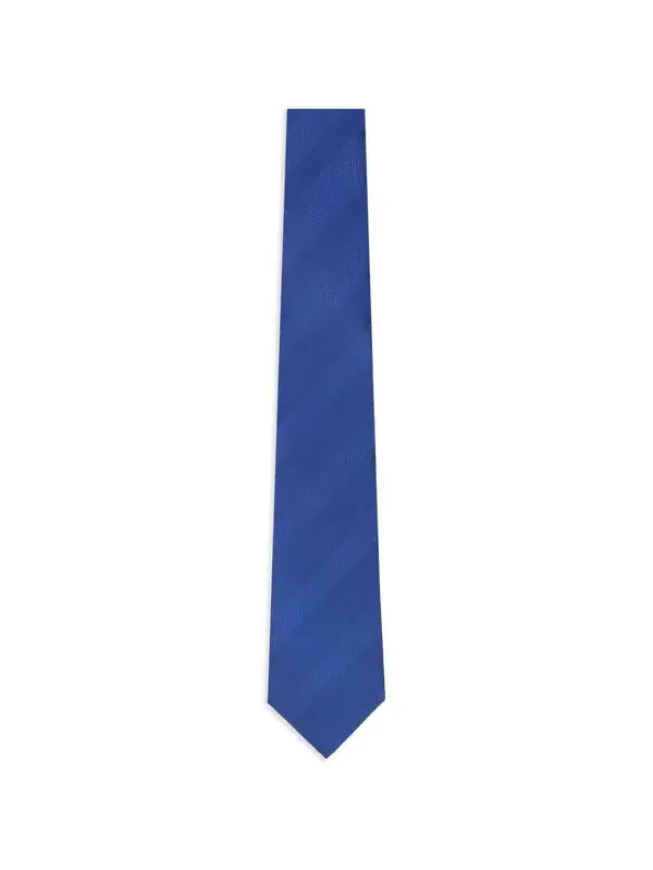 Brunello Cucinelli Diagonal Stripe Tie - Blue