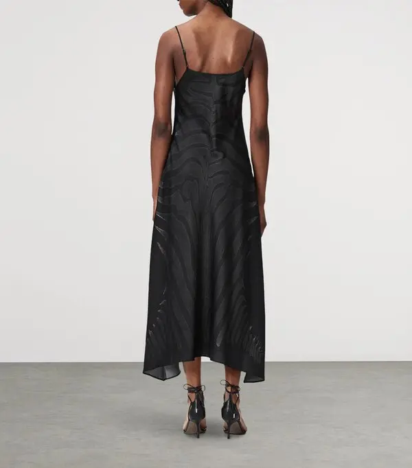 ALLSAINTS Leona V-neck Maxi Slip Dress