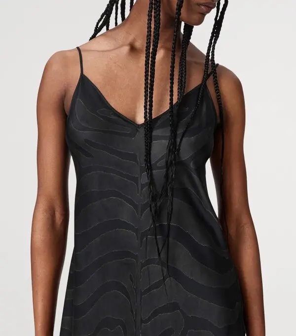 ALLSAINTS Leona V-neck Maxi Slip Dress