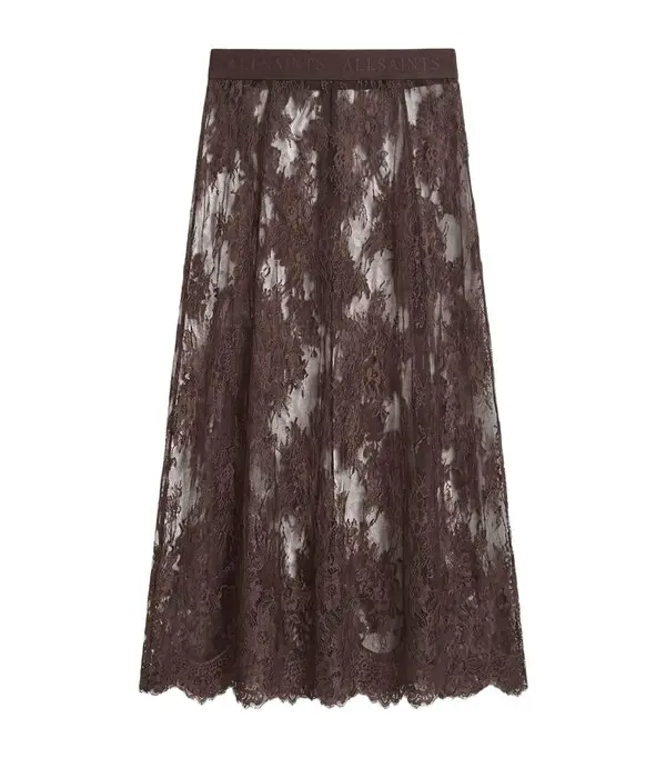 ALLSAINTS Arran Lace Maxi Skirt