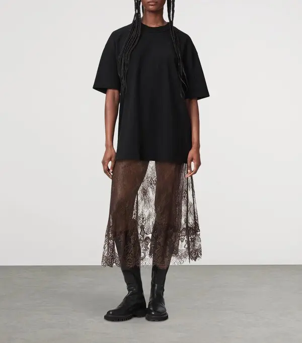 ALLSAINTS Arran Lace Maxi Skirt
