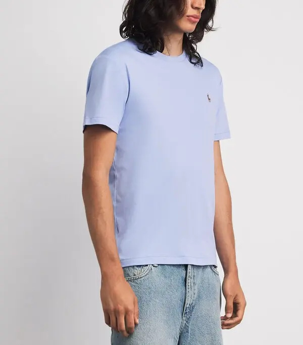 Polo Ralph Lauren Pima Cotton Polo Pony T-shirt - Blue