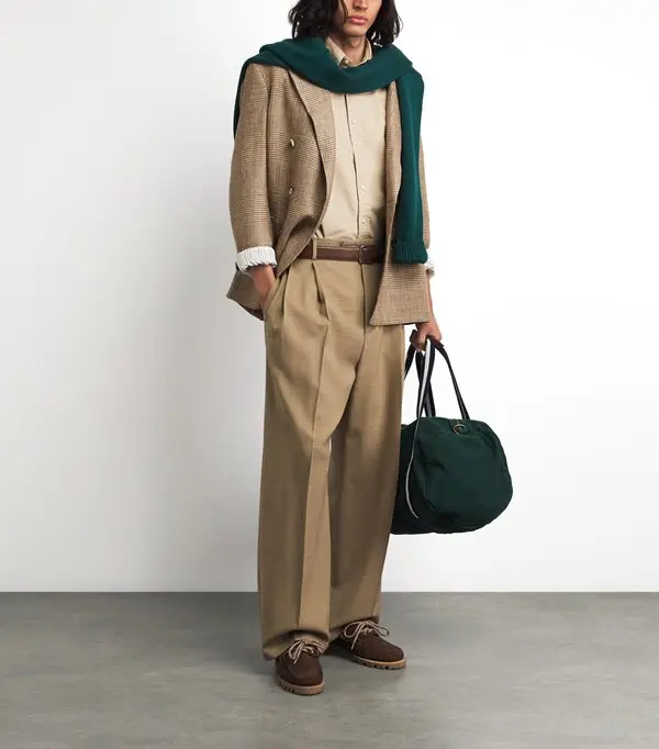 Polo Ralph Lauren Linen-silk-wool Glenplaid Blazer