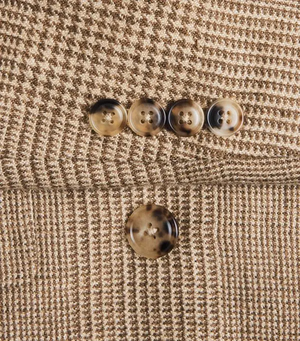 Polo Ralph Lauren Linen-silk-wool Glenplaid Blazer