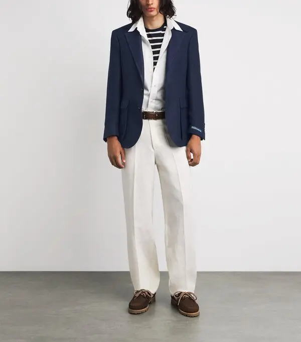 Polo Ralph Lauren Wool Herringbone Rl67 Blazer