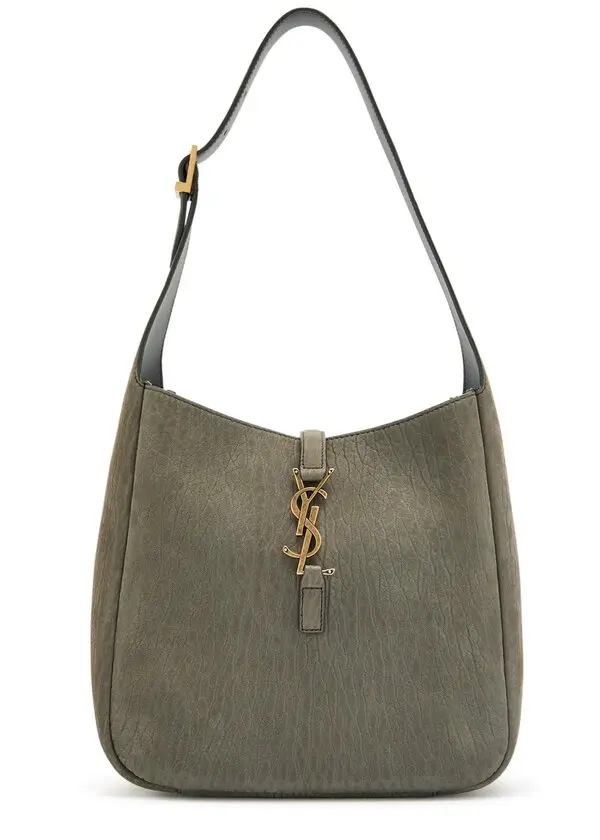 Saint Laurent Le 5 Á 7 Small Hobo Bag - Grey