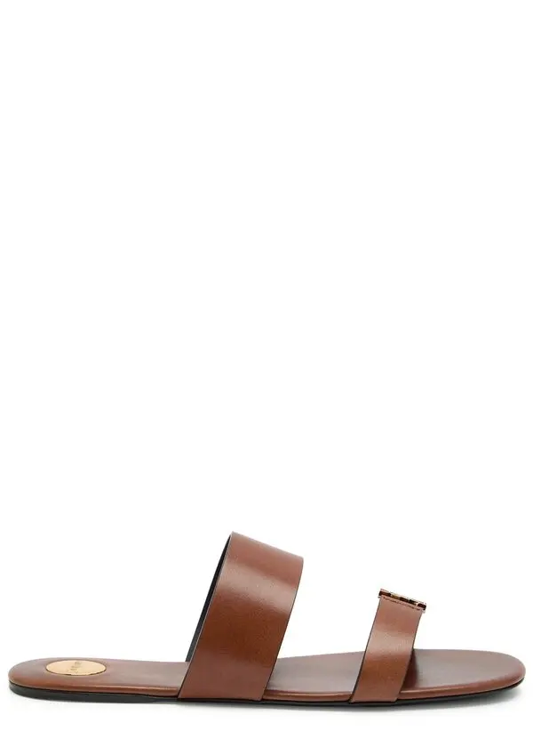 Saint Laurent Babylone Leather Sandals