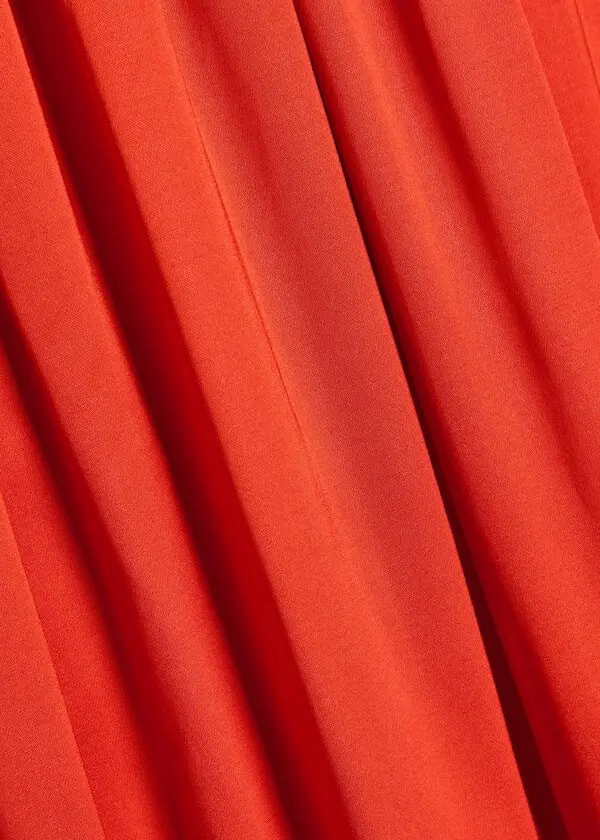 Tove Katrine Stretch-satin Midi Dress - Red