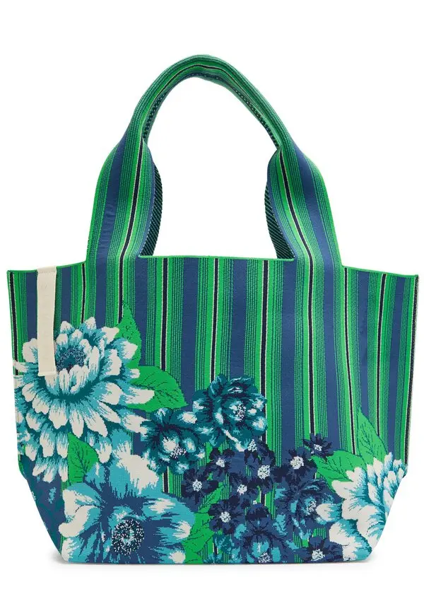 ALEMAIS Margo Jacquard Knit Tote Bag - Multicoloured