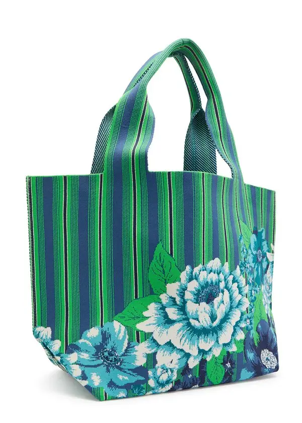 ALEMAIS Margo Jacquard Knit Tote Bag - Multicoloured