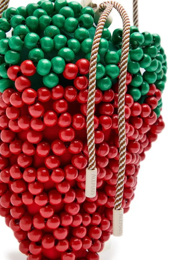 ALEMAIS Mini Strawberry Bead Cross-body Bag