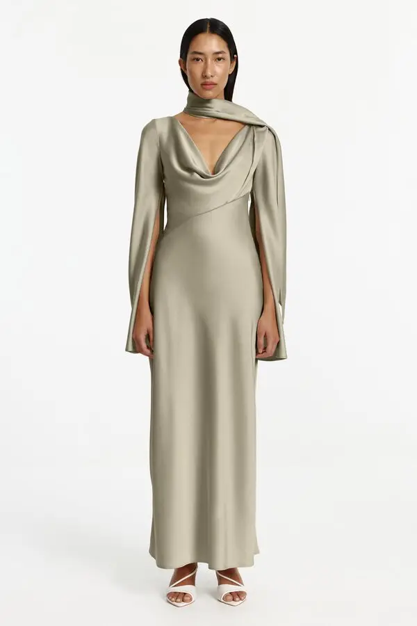 Significant Other Luka Long Sleeve Gown - Willow