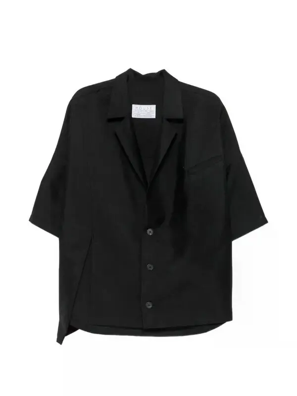 HOUSE OF THE VERY ISLANDS Esra Short-sleeve Shirt - Black