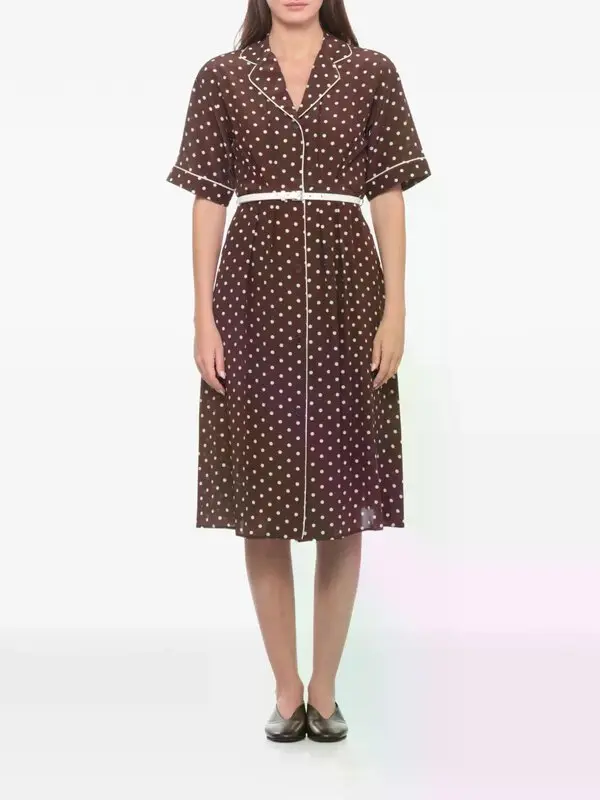 P.a.r.o.s.h Belted Midi Dress