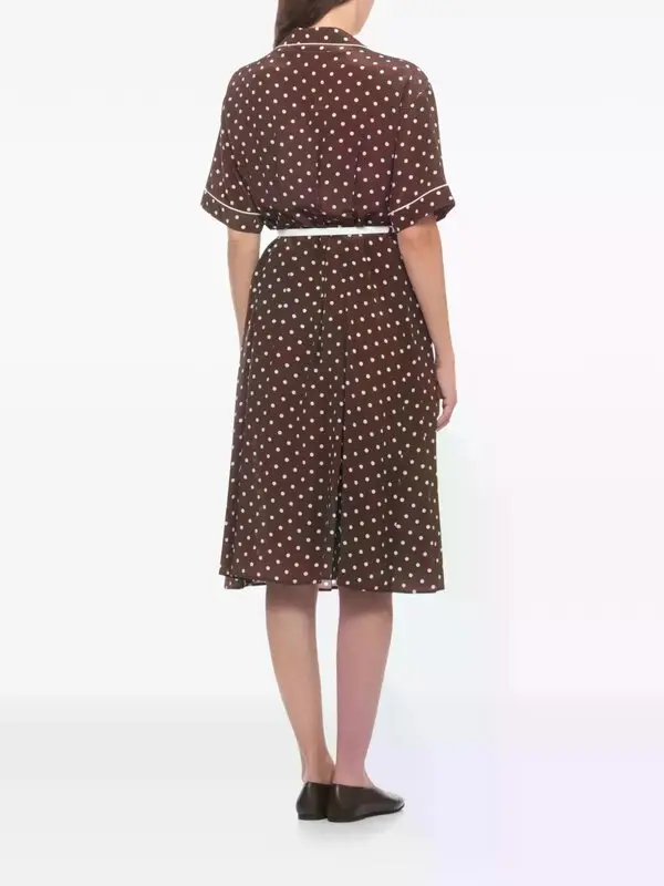 P.a.r.o.s.h Belted Midi Dress