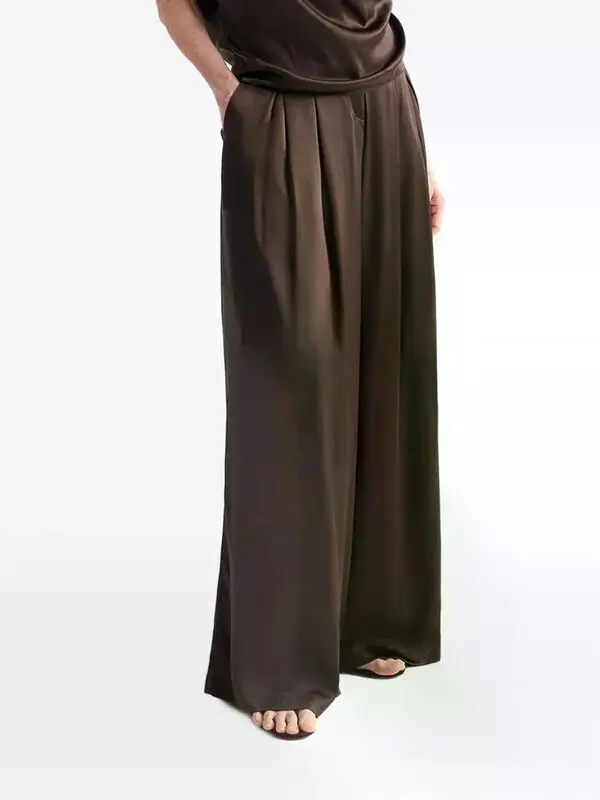 TWP Drew Pleated Palazzo Pants