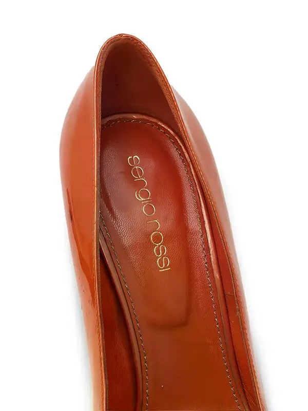 SERGIO ROSSI Peep-toe Platform Pumps