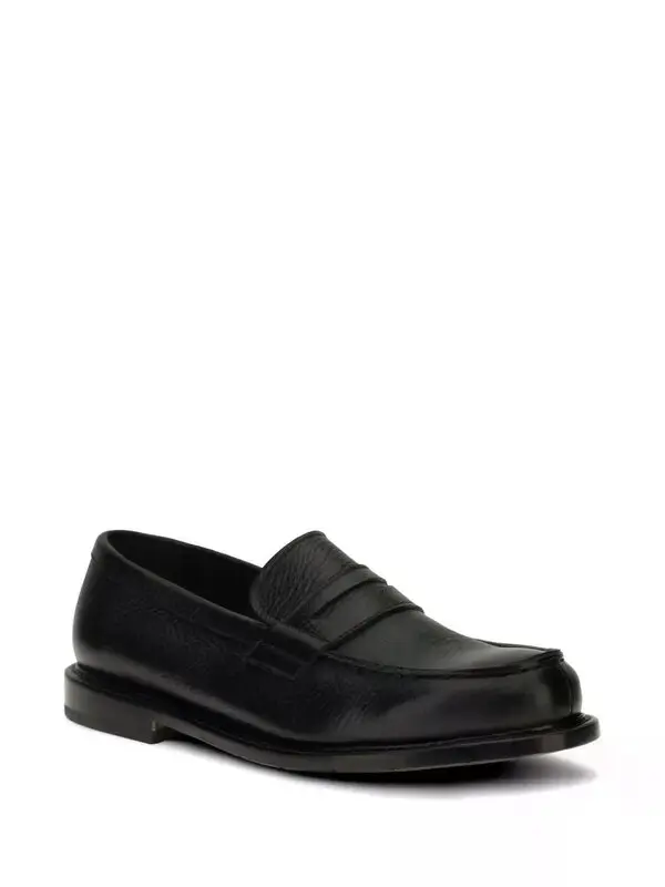 Premiata Grainy Leather Penny Loafers