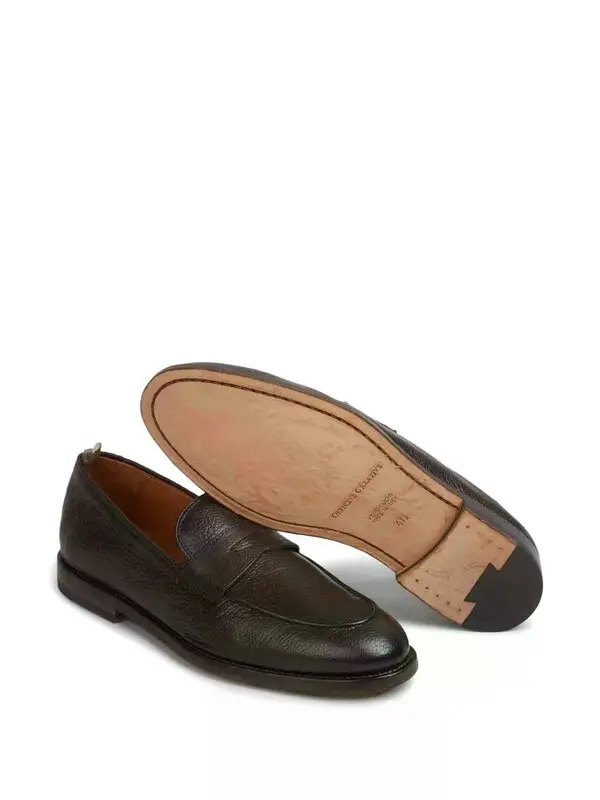Officine Creative Grainy Leather Loafers