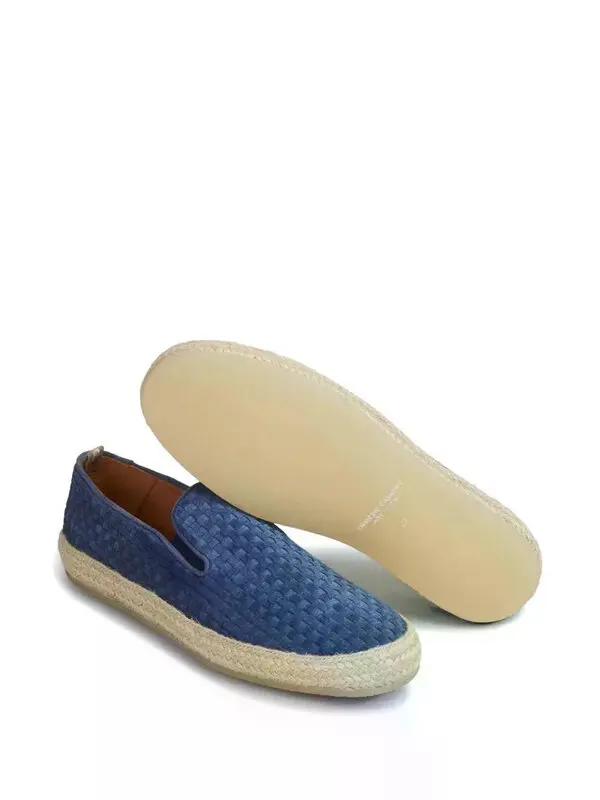 Officine Creative Bowline Woven-effect Slip-on Shoes