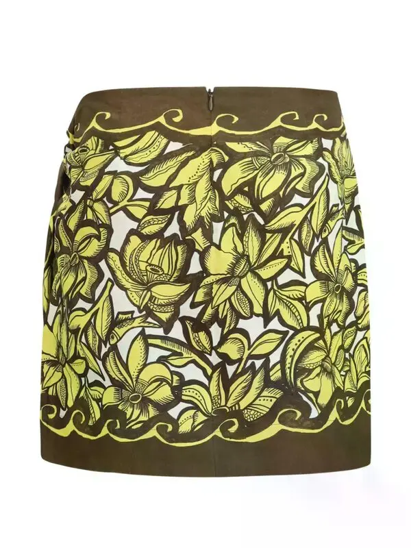 ALEMAIS Alemas Mona Wrap-style Mini Skirt