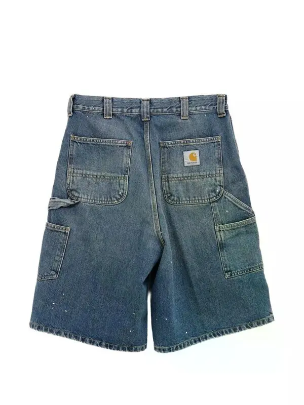 Carhartt Work In Progress Single Knee Carpenter Shorts - Blue