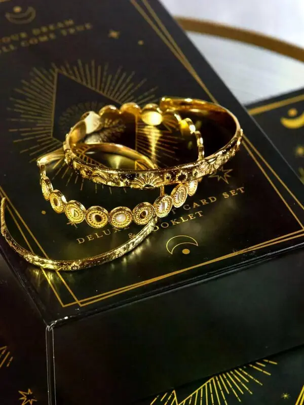 OTTOMAN HANDS Moon Phase Cuff Bracelet
