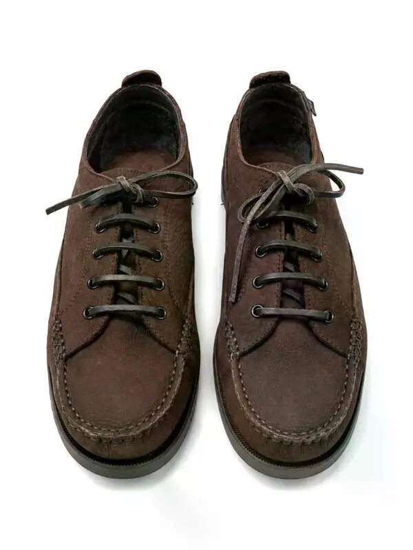 Paraboot Malibu Pebbled-leather Derby Shoes