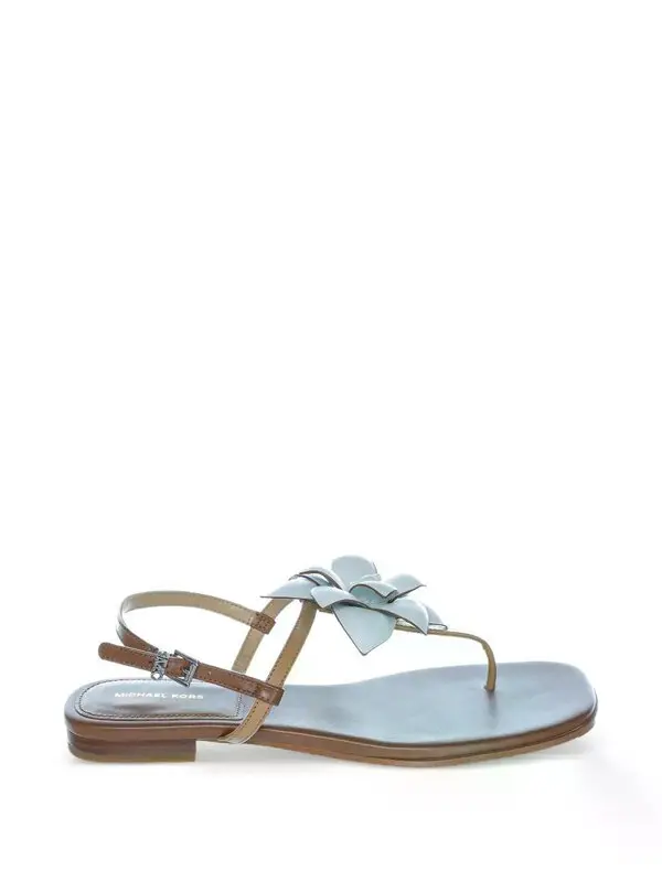 Michael Kors Jacie Floral-appliqué Flat Sandals