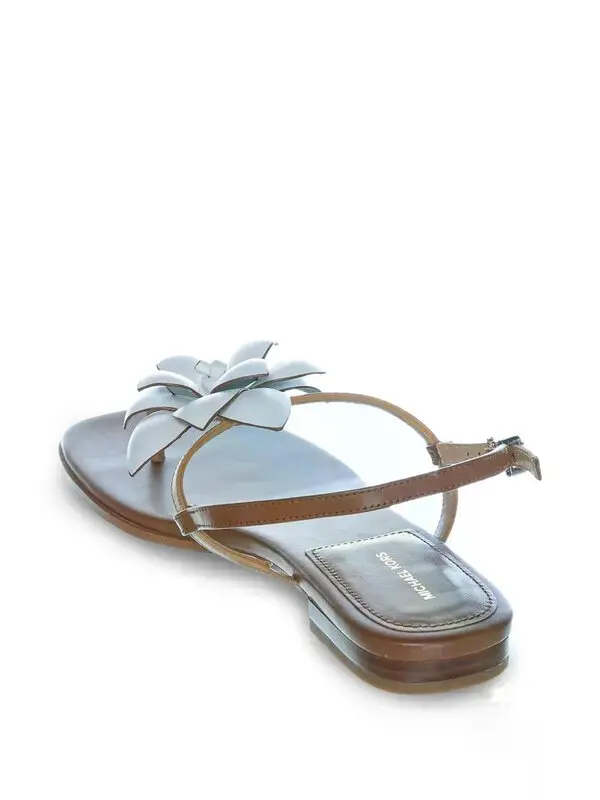 Michael Kors Jacie Floral-appliqué Flat Sandals