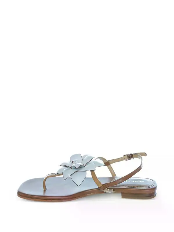 Michael Kors Jacie Floral-appliqué Flat Sandals