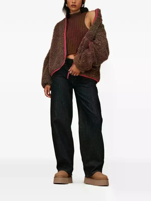 UGG Marlene Confetti Shearling Jacket - Brown