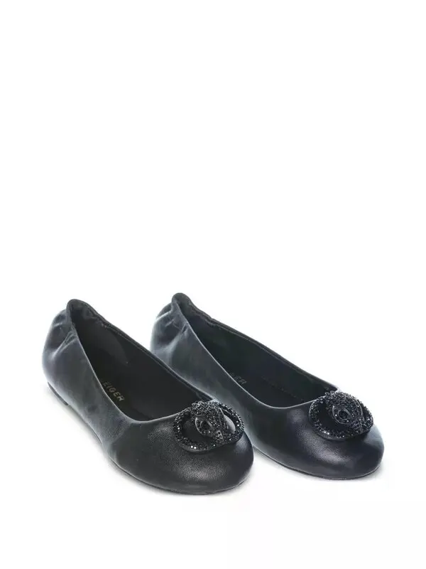 Kurt Geiger Chelsea Eagle-plaque Ballet Flats