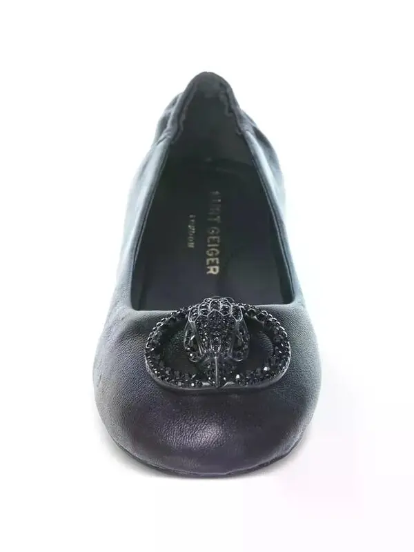 Kurt Geiger Chelsea Eagle-plaque Ballet Flats