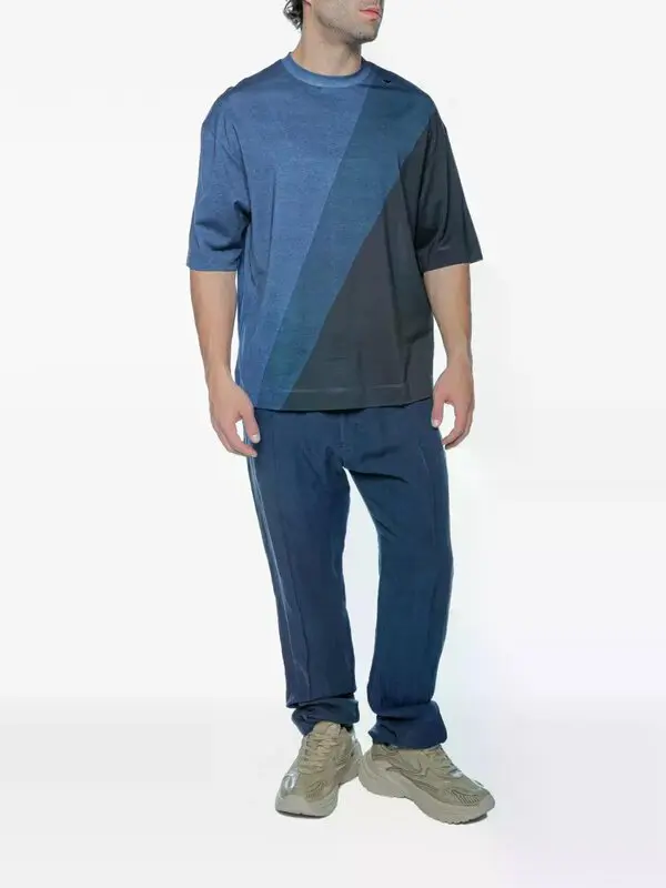 Emporio Armani Linen Elasticated Waistband Trousers