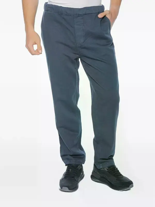ECOALF Gina Elasticated-waist Trousers - Blue