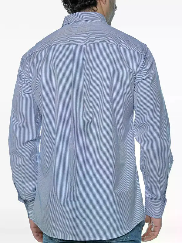 Emporio Armani Vertical-stripe Button-down Shirt