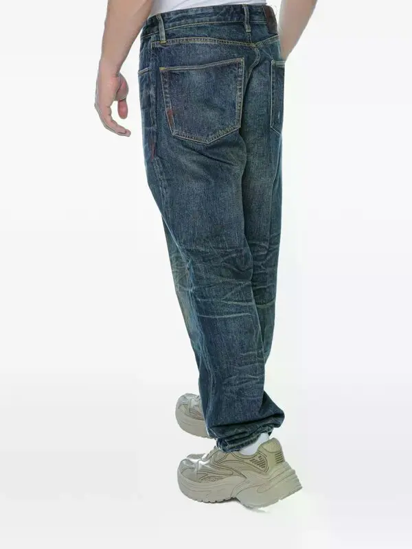 Emporio Armani J22 Whiskered Faded Jeans