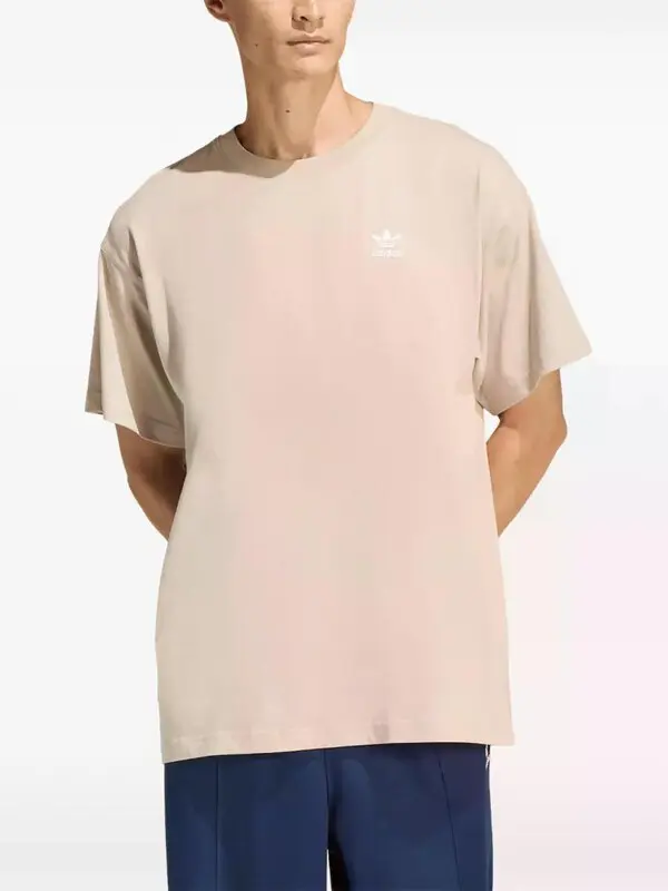 Adidas Logo-embroidered Cotton T-shirt